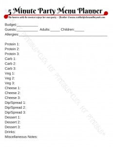 How to Plan Your Party Menu in 5 Minutes - Real: The Kitchen and Beyond